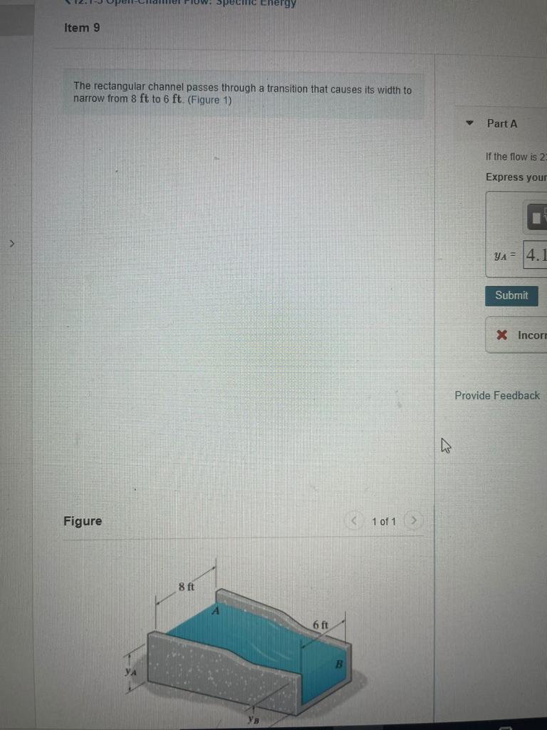Solved ресс Energy Item 9 The rectangular channel passes | Chegg.com