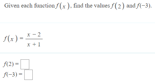 Solved Given each function f(x), ﻿find the values f(2) ﻿and | Chegg.com