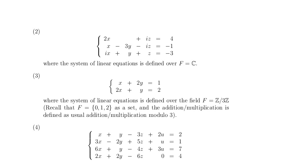 Solved Determine The Set Of Solutions Of Each Of The 