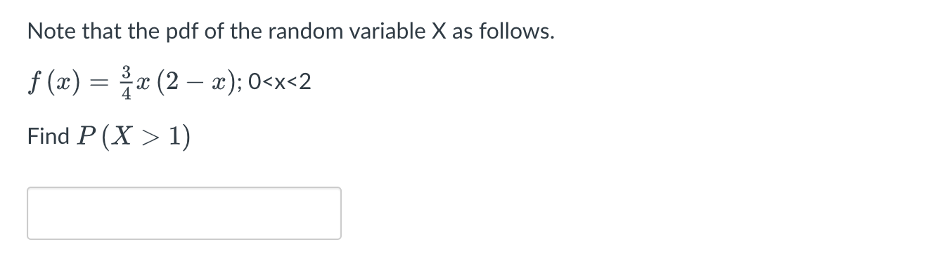Solved Consider the following cdf of the random variable Y. | Chegg.com