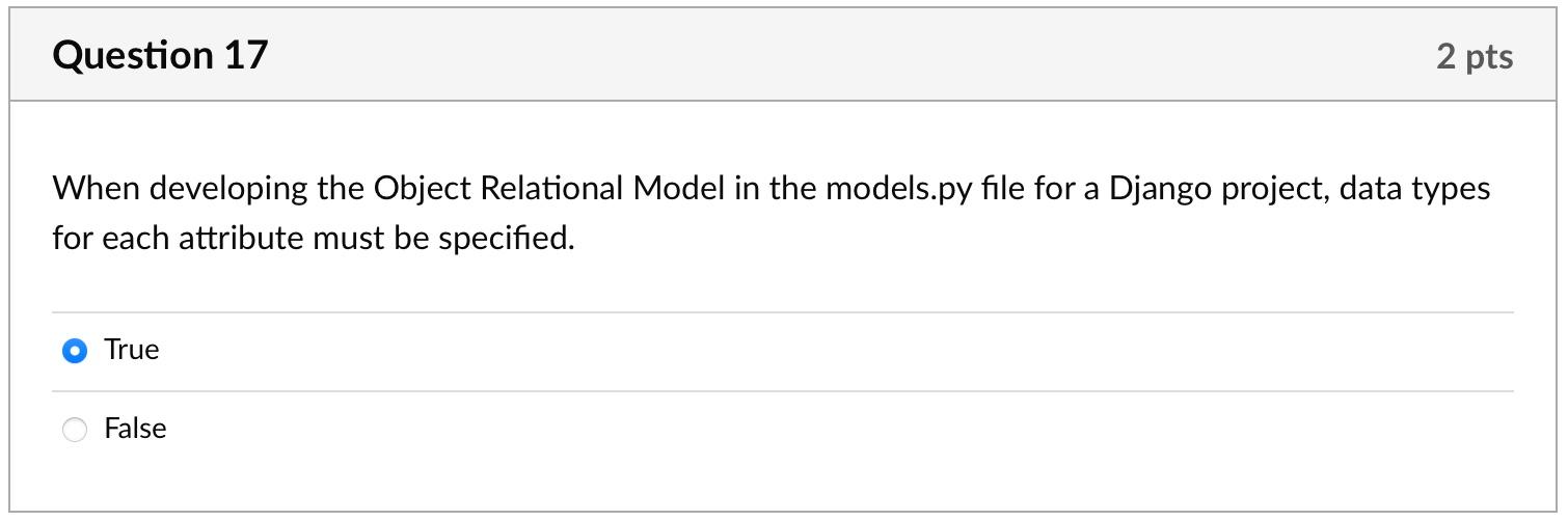 Solved When developing the Object Relational Model in the | Chegg.com