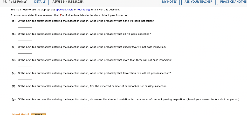 [Solved]: You may need to use the appropriate appendix tab