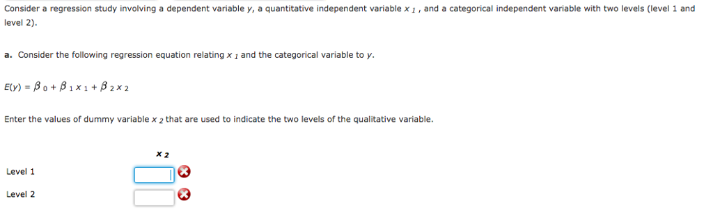 Solved Consider a regression study involving a dependent | Chegg.com