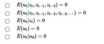 Solved Consider the following finite distributed lag model: | Chegg.com