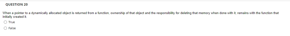 Solved Using An Alias For A Dynamically Allocated Object Is 2962
