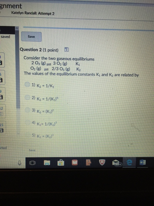 Solved gnment Katelyn Randall: Attempt 2 saved Save Question | Chegg.com