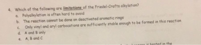 Solved 4. Which of the following are limitations of the | Chegg.com