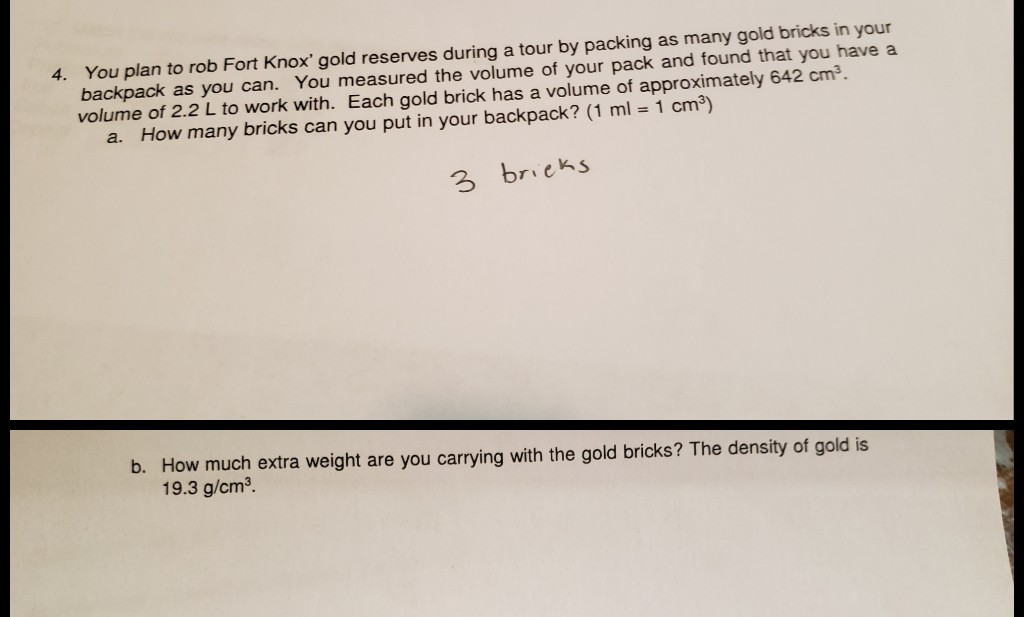 Solved You plan to rob Fort Knox' gold reserves during a | Chegg.com