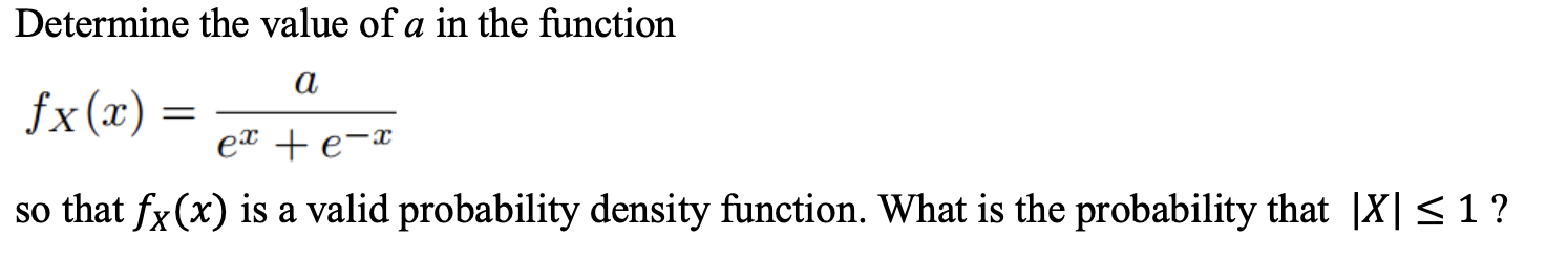 Solved Determine the value of a ﻿in the | Chegg.com
