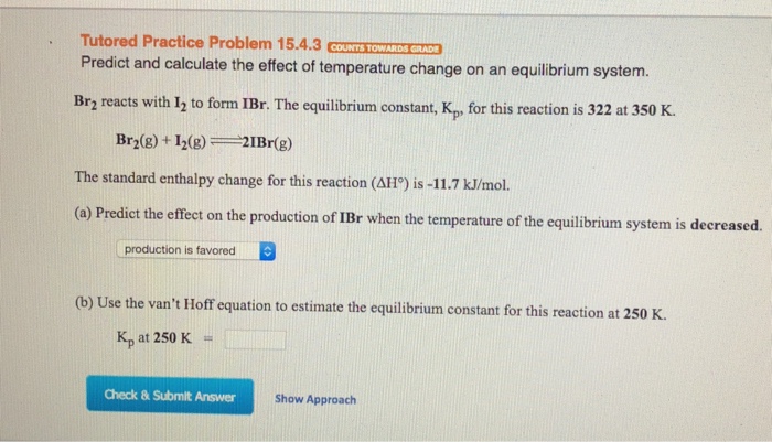 Solved Tutored Practice Problem 15.4.3 coUNTS TOWARDS GRADD | Chegg.com