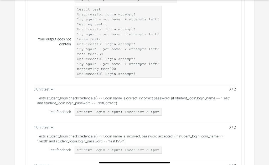 Solved Complete The Log In Class Implementation For The 