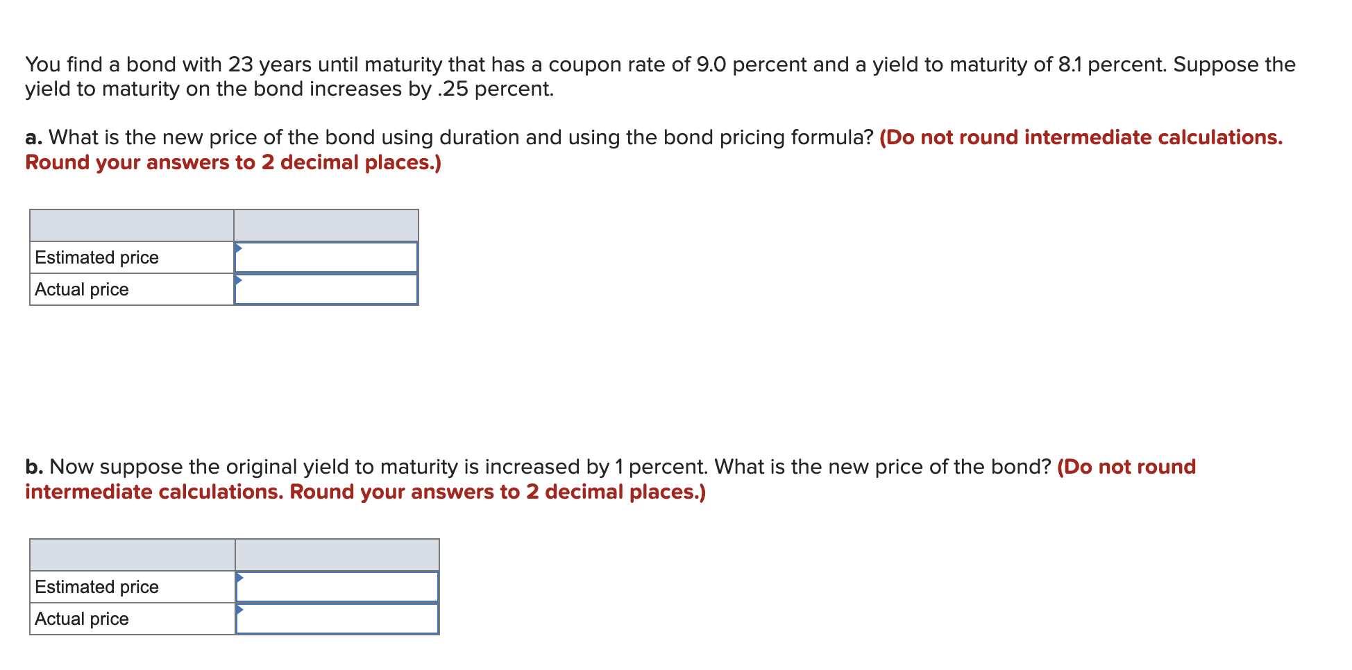 Solved You find a bond with 23 years until maturity that has | Chegg.com