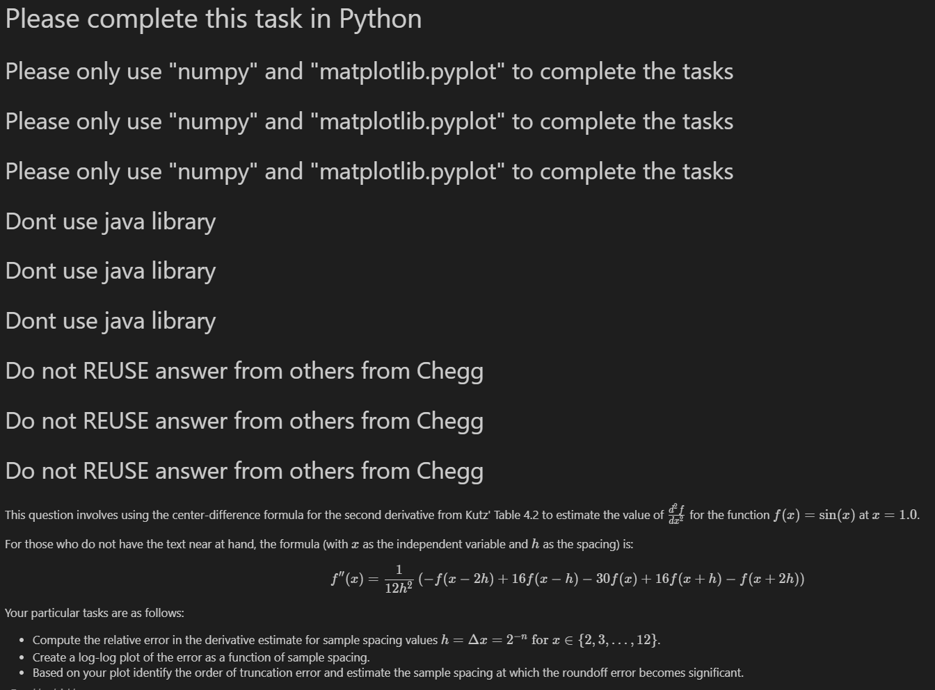 Solved Please Complete This Task In Python Please Only Use 