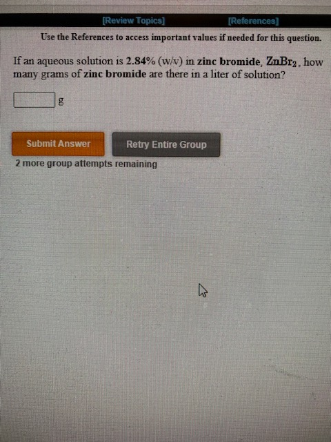 [Review Topics] [References] Use the References to | Chegg.com