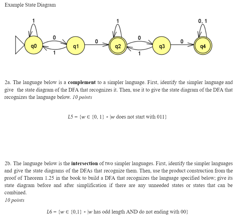 Solved This is a two part question, an example of a state | Chegg.com