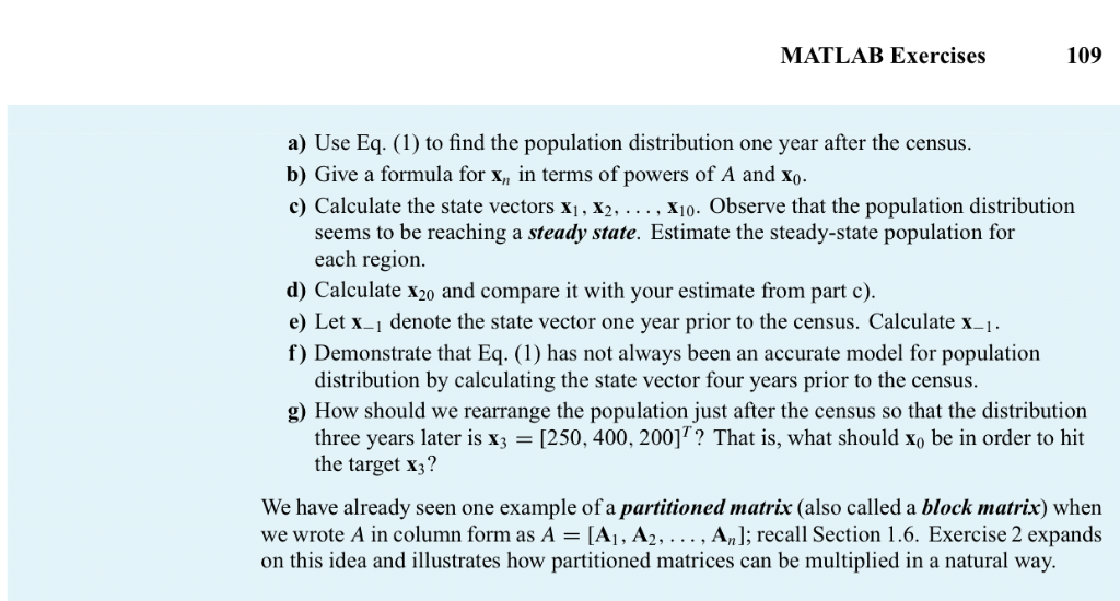 MATLAB EXERCISES Exercise 1 illustrates some ideas | Chegg.com