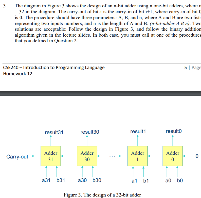 1 Write three Scheme procedures to simulate these | Chegg.com