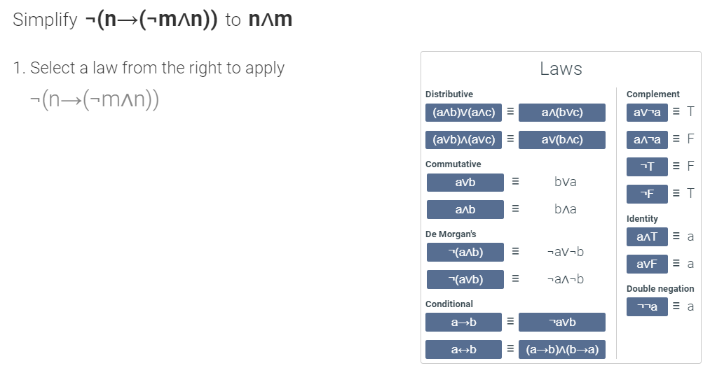 Solved How would you expand then reduce the proposition. | Chegg.com