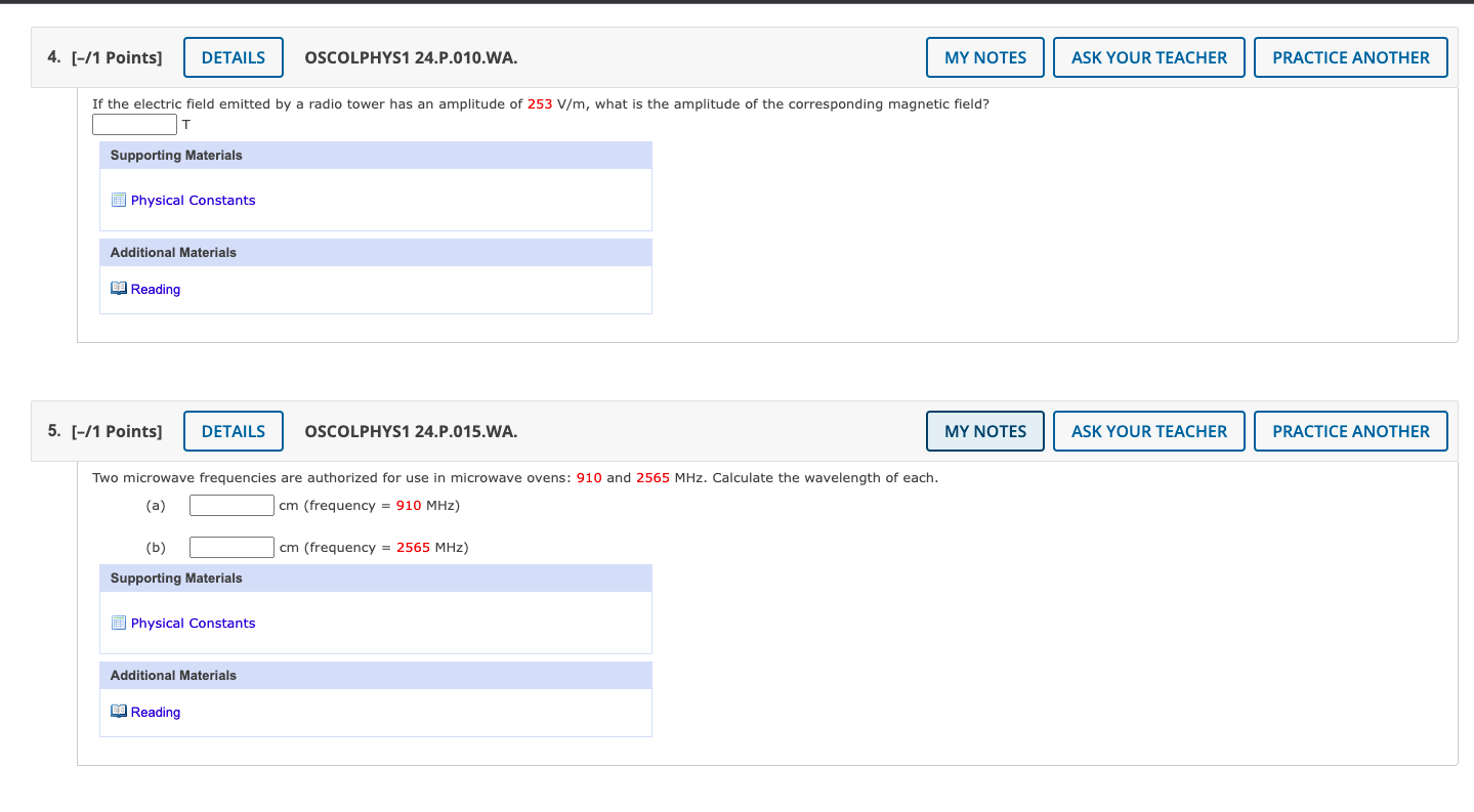 Solved 4. [-/1 Points) DETAILS OSCOLPHYS1 24.P.010.WA. MY | Chegg.com Solved 4. [-/1 Points) DETAILS OSCOLPHYS1 24.P.010.WA. MY | Chegg.com