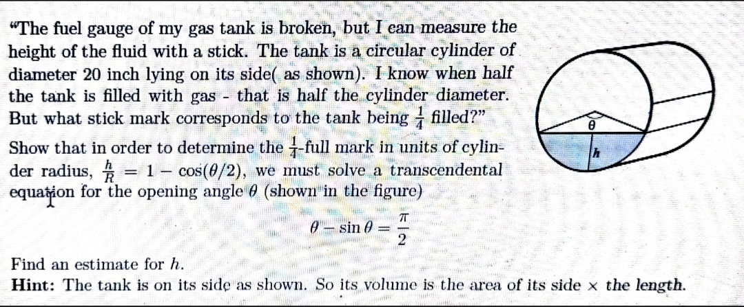 Solved just prove mathematically the transcendental equation | Chegg.com