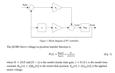 Solved Figure 1: Block diagram of PV controller. The | Chegg.com