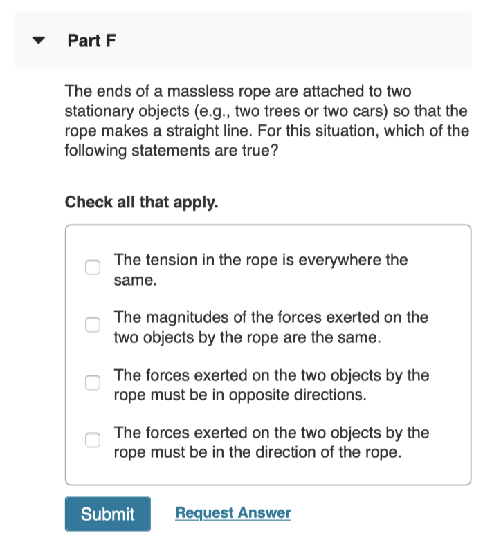 Solved Question 5 5 of 8 relationship between tension and | Chegg.com
