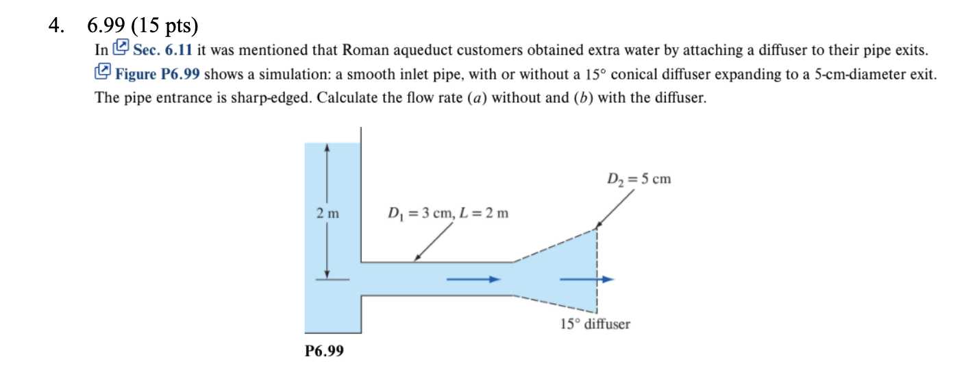 Solved 4. 6.99 (15 pts) In Sec. 6.11 it was mentioned that | Chegg.com