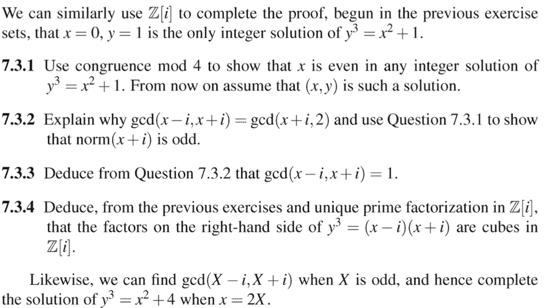 Solved Deduce, from the previous exercises and unique prime | Chegg.com