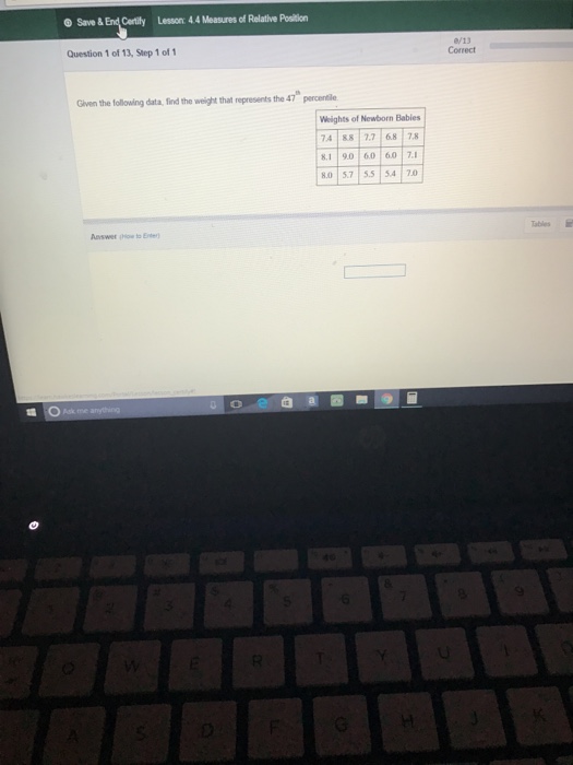 Solved Given the following data find the weight that | Chegg.com