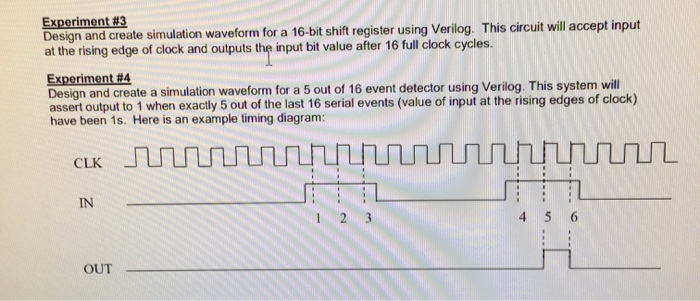 Solved Experiment #3 Design and create simulation waveform | Chegg.com