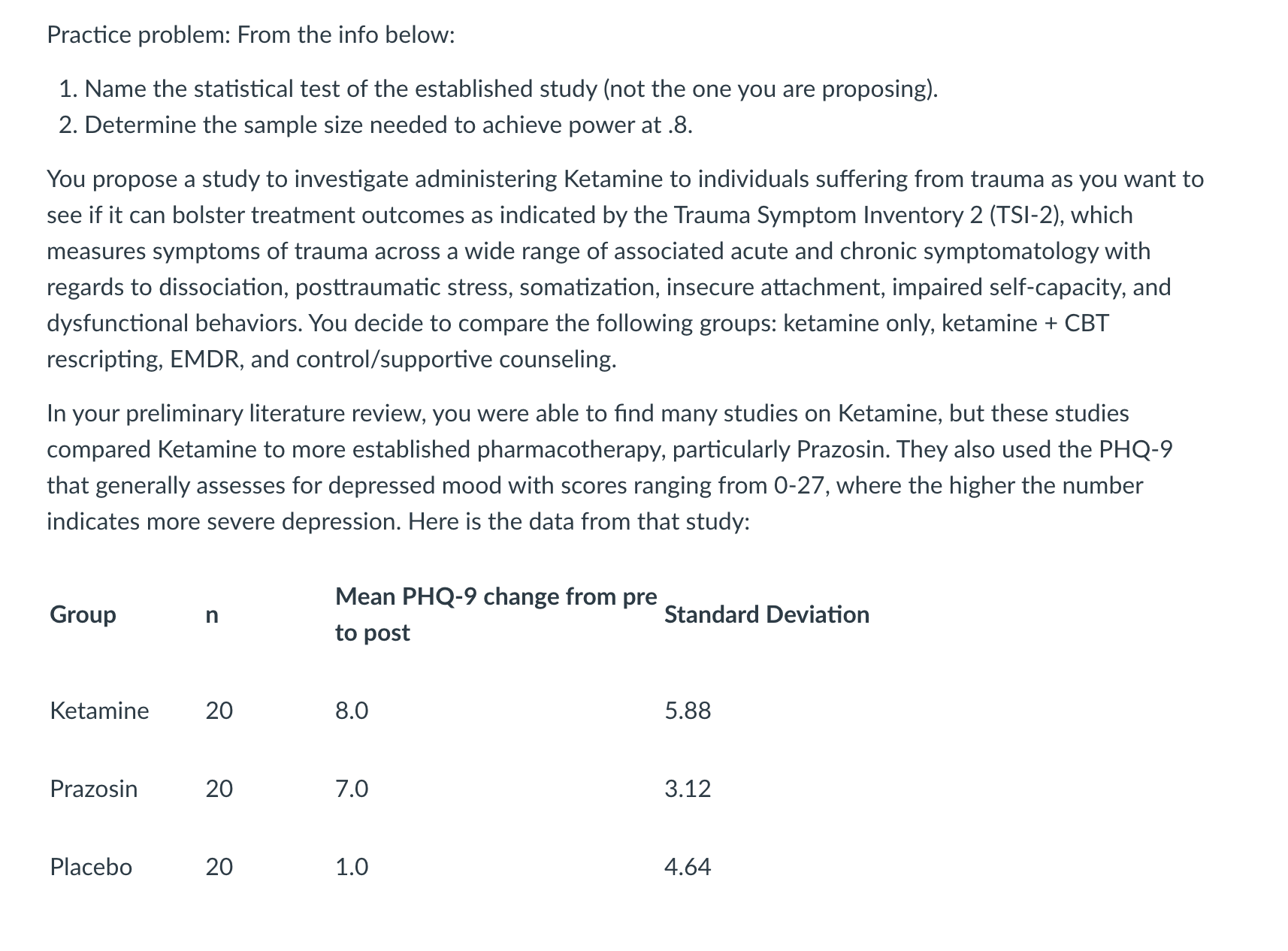 Solved Practice problem: From the info below:1. ﻿Name the | Chegg.com