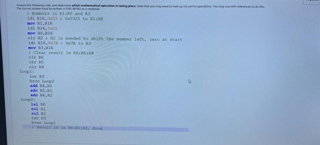 Analyze the following code and determine which | Chegg.com Analyze the following code and determine which | Chegg.com