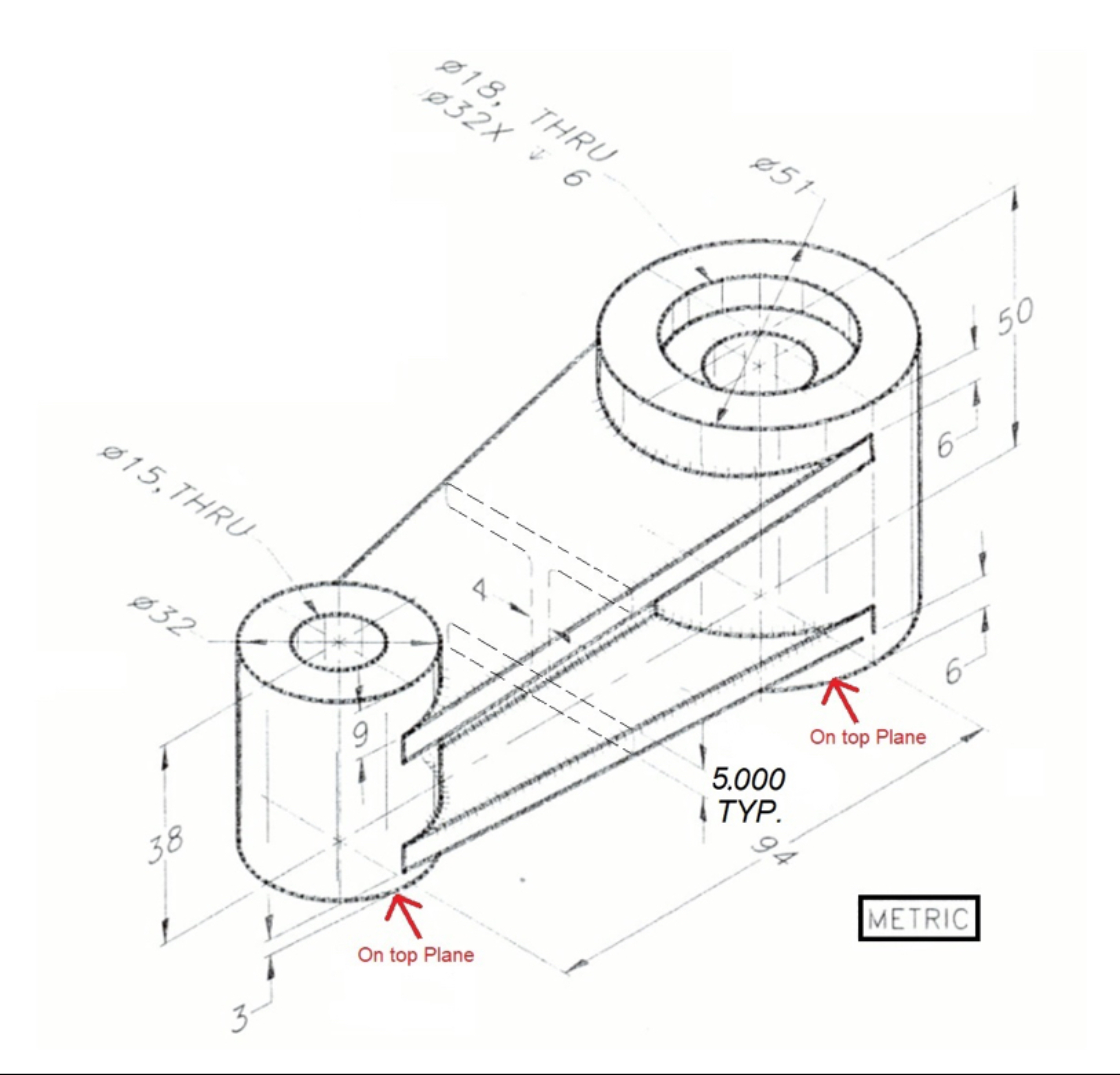 Solved i need help with making this in solidworks, most | Chegg.com