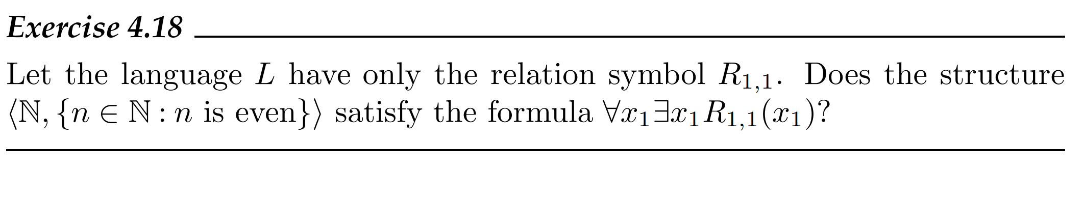 Solved Let the language L have only the relation symbol | Chegg.com