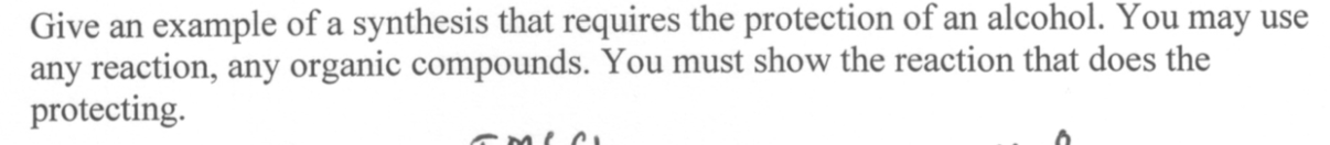 Solved Give an example of a synthesis that requires the | Chegg.com
