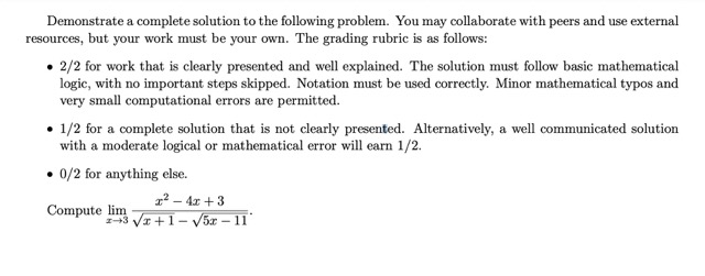 Solved Compute limx→3x2-4x+3x+12-5x-112. | Chegg.com