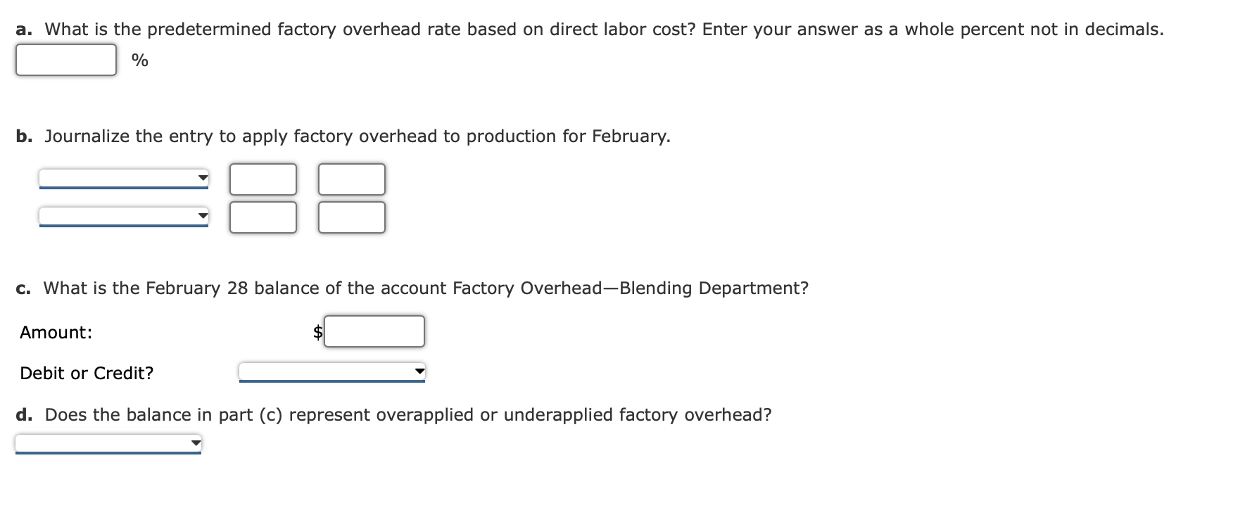 Solved Factory Overhead Rate, Entry for Applying Factory | Chegg.com