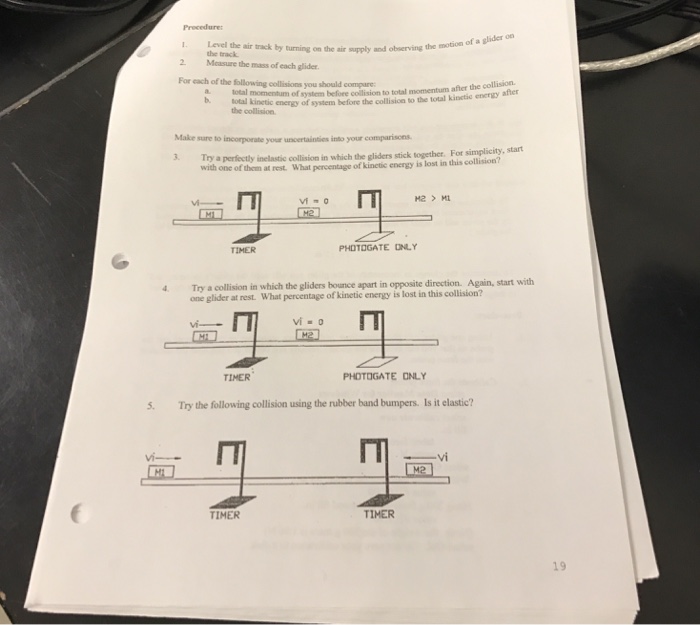 Solved 1-DIMENSIONAL COLLISIONS in l dimension; to | Chegg.com