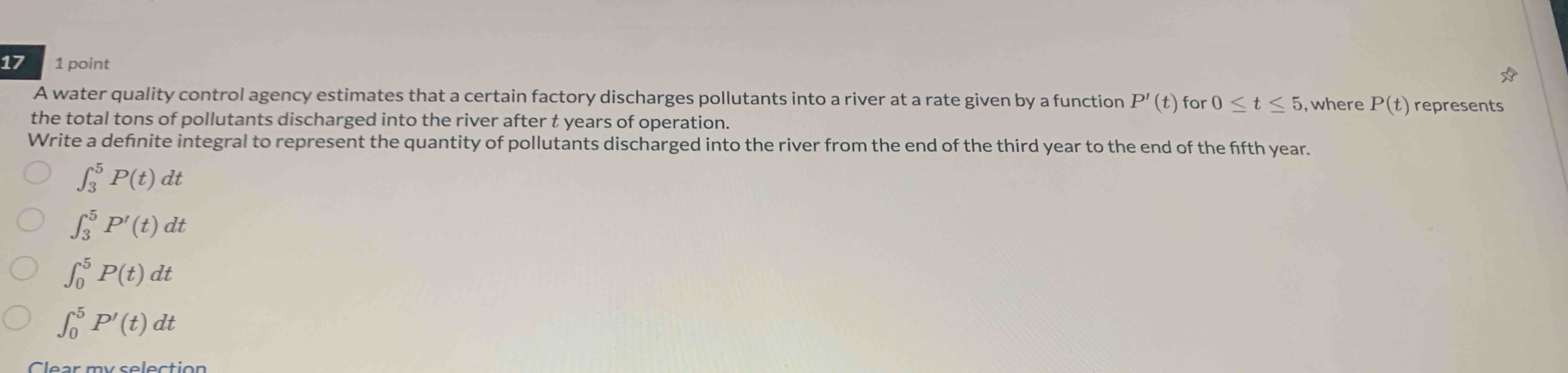 Solved 171 ﻿point the total tons of pollutants discharged | Chegg.com