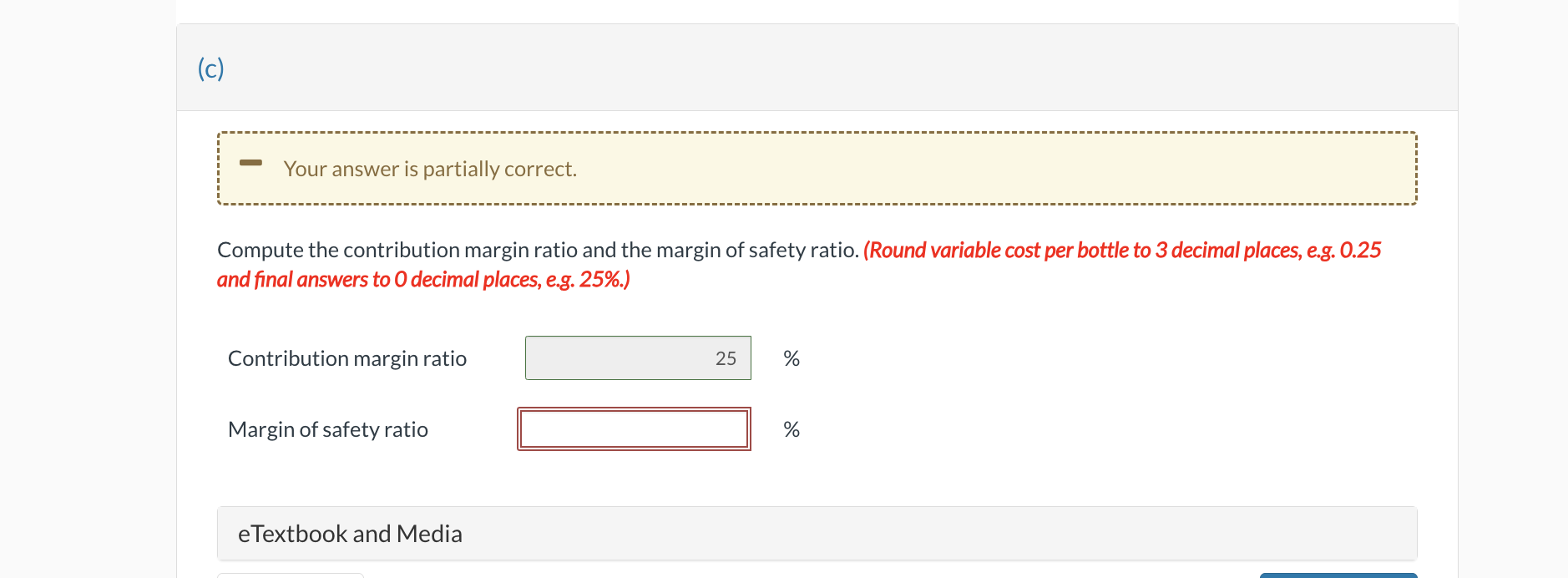 Solved Calculate variable cost per bottle. (Round variable | Chegg.com