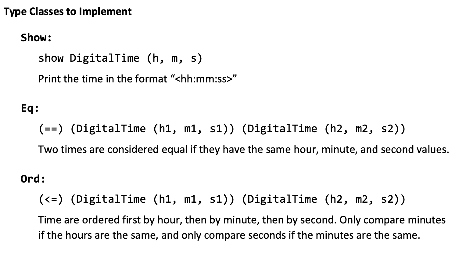 Solved Getting Started The provided cabal project defines a | Chegg.com