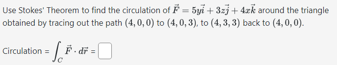 Solved Use Stokes' Theorem to find the circulation of | Chegg.com