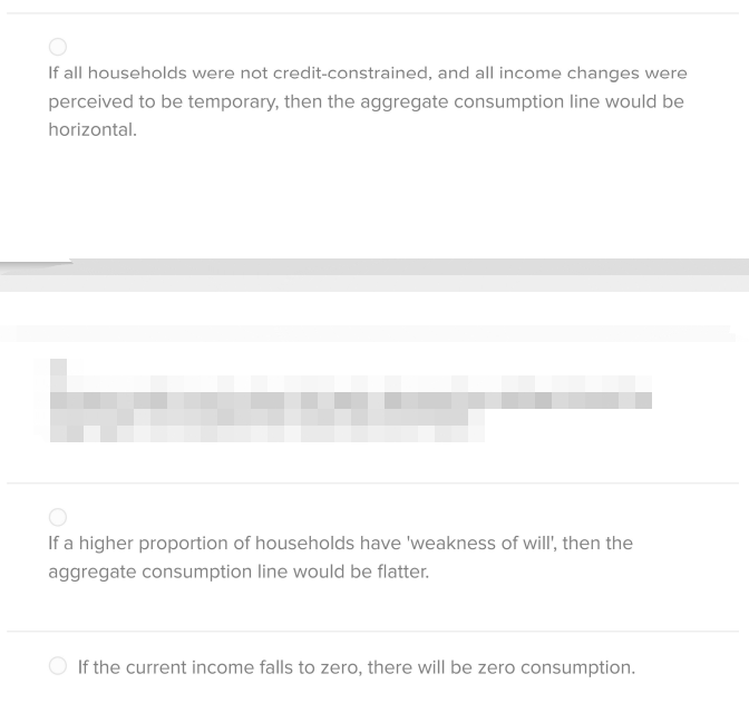 Solved The diagram depicts a consumption function of an | Chegg.com