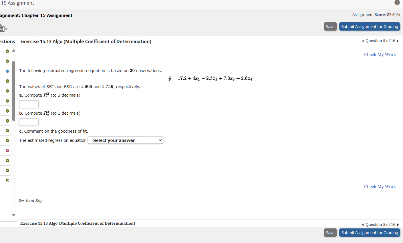 Solved ignment: Chapter 15 Assignment Assignment Score: | Chegg.com Solved ignment: Chapter 15 Assignment Assignment Score: | Chegg.com