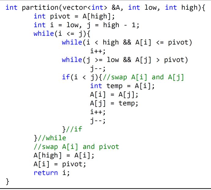 Solved Function partition that takes as parameters(1) string | Chegg.com