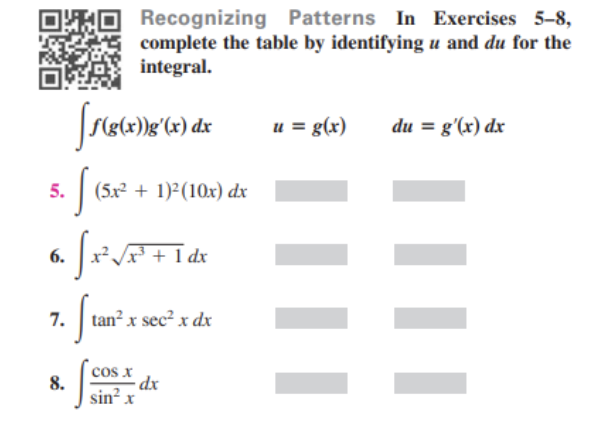 Solved Recognizing Patterns In Exercises 5-8, complete the | Chegg.com