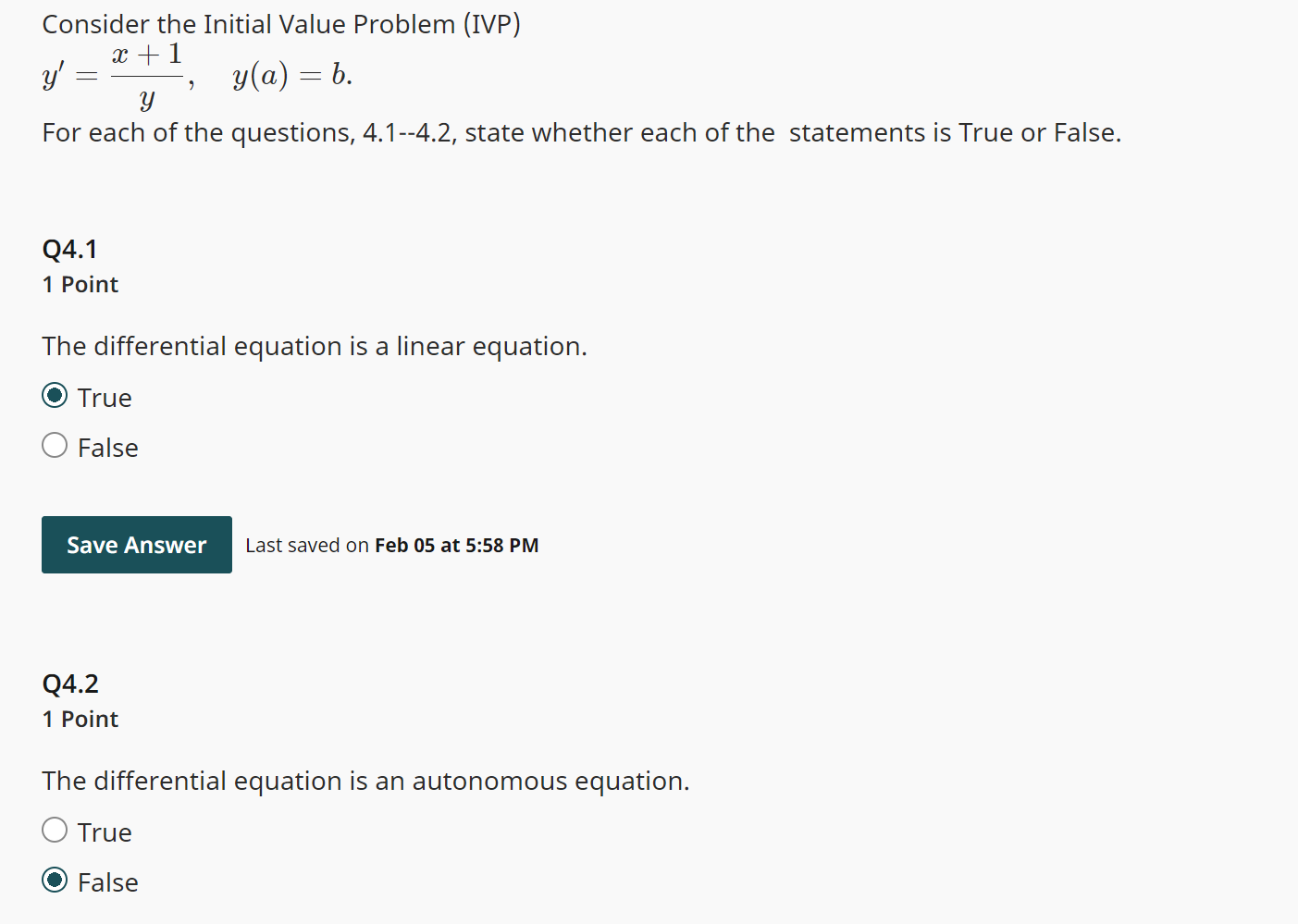 Solved Consider the Initial Value Problem (IVP) | Chegg.com