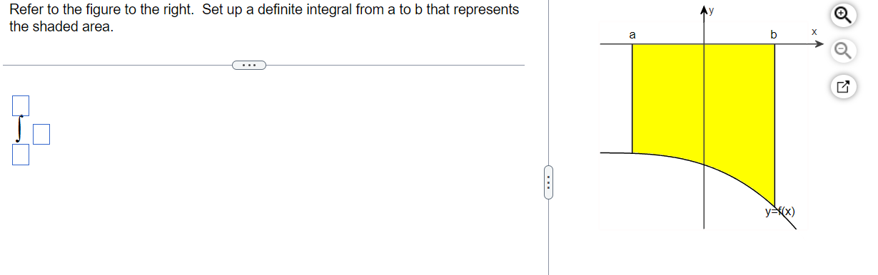 Solved Refer to the figure to the right. Set up a definite | Chegg.com
