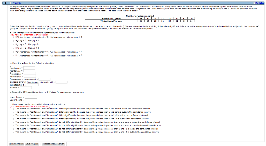 Solved An experiment on memory was performed, in which 16 | Chegg.com
