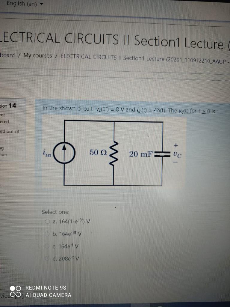 Solved English (en) LECTRICAL CIRCUITS || Section1 Lecture | Chegg.com